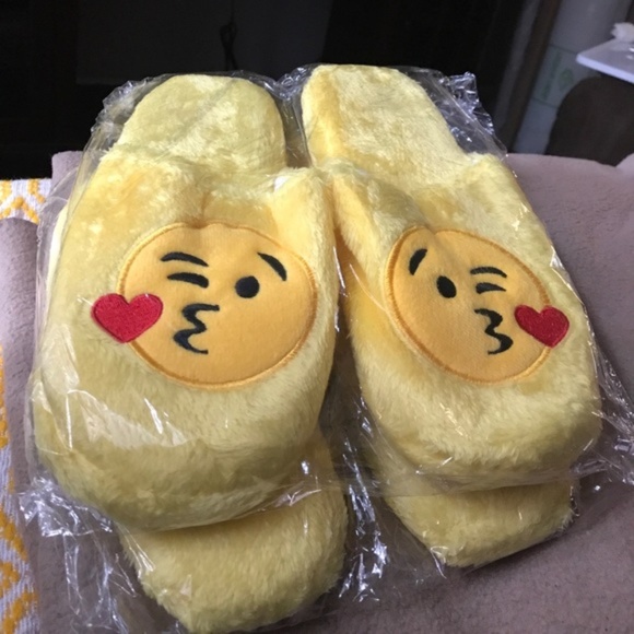 Shoes | Last Pair Yellow Flying Kiss Slippers New 2 | Poshmark